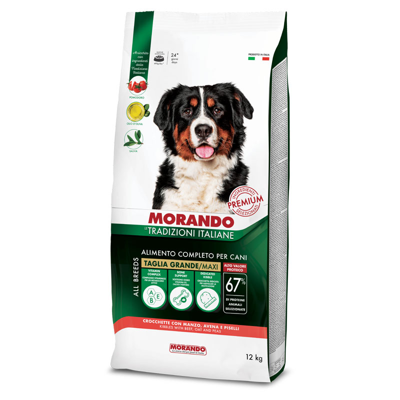 Morando LTI Adult Maxi beef, oat and peas 29/11,8 12kg | Matibo